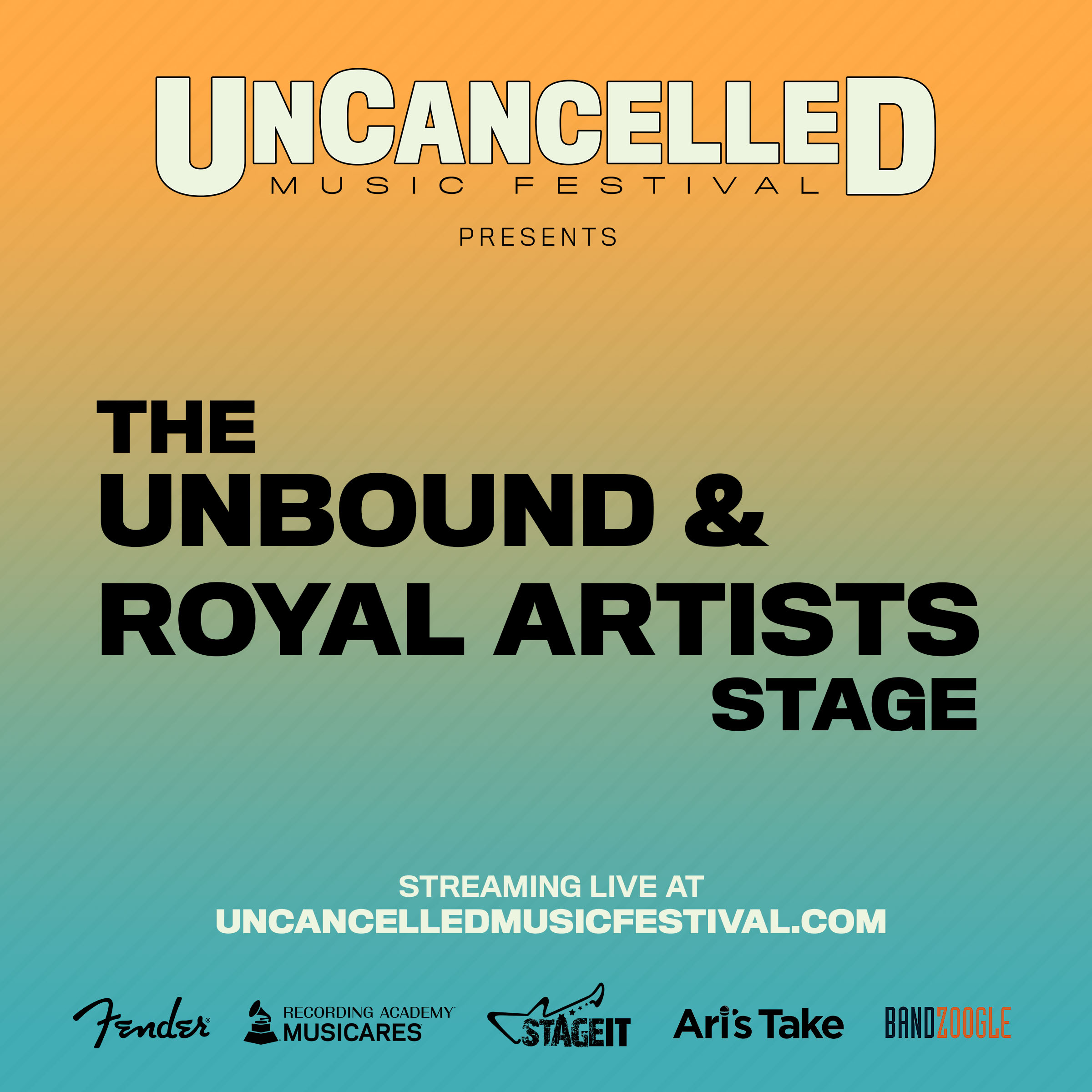UnCancelled Music Festival: Unbound and Royal Artists Stage is on StageIt